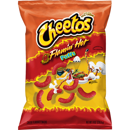 CHEETOS® Puffs FLAMIN' HOT® Cheese Flavored Snacks | Cheetos