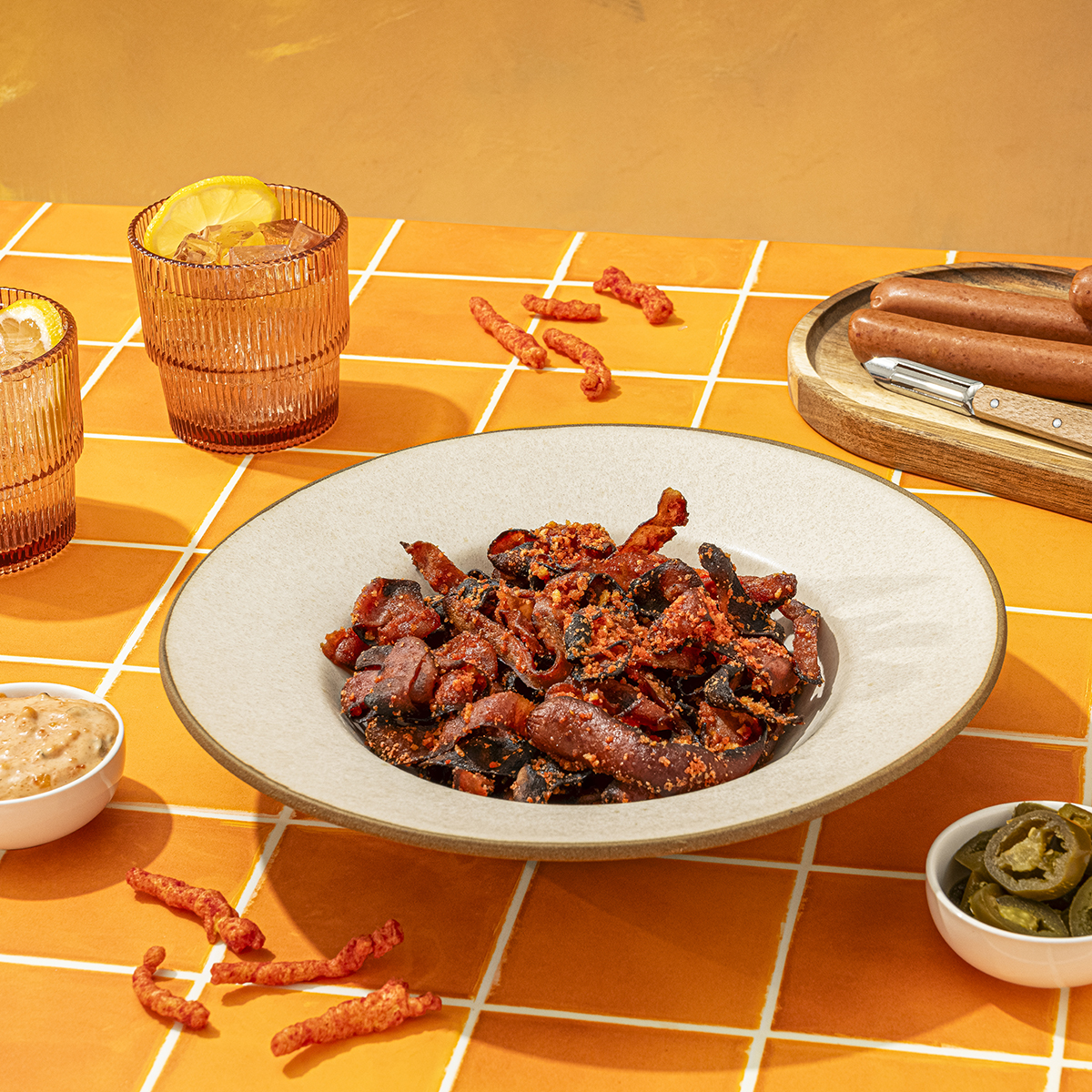 CHEETOS® FLAMIN' HOT® Air Fryer Hot Dog Chips | Cheetos